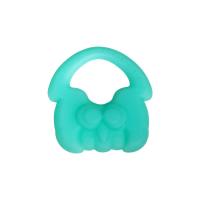 China 2 Colors Yellow Duck Watermelon Silicone Baby Teether Mesh Fruit Customized With Size 8*7.3cm And Weight Is 30Gram for sale