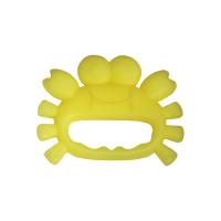 China Yellow Color Silicone Teether Octopus 7.2*6.6*1.2cm 18g Customizable with OEM/ODM for sale