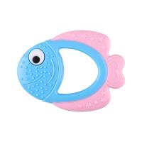 China 29g Silicone Baby Teether 9.3*5.3*0.9cm Yellow Color Fruit Animal Shape OEM Service for sale