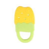 China Blue 2 Colors 29 Gram Silicone Baby Teether Fruit Animal Shape OEM Service And Size 9.3*5.3*0.9 cm And Weight Is 29 Gram for sale