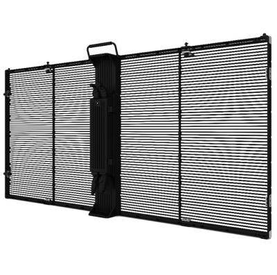 China Advanced LED Glass  Curtain Display Flexible Modern Modularization Design  RGB Full Color for sale