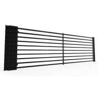 China DIP LED Media Facade Transparent Video Wall RGB Pixel Configuration Seamless Connection for sale