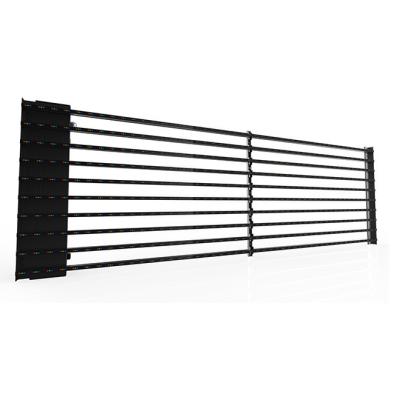 China DIP LED Media Facade Transparent Video Wall RGB Pixel Configuration Seamless Connection for sale