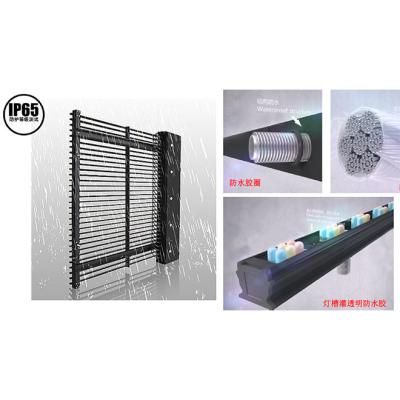 China High Transparency LED Pixel Mesh Display  16 mm  Pixel Pitch Led Wall  Long Lifetime for sale