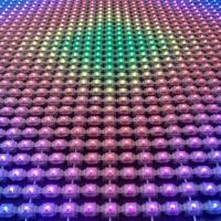 China Elegant LED Backdrop Screen , Flexible LED Curtain Display A Series High Transparency Mesh Display for sale