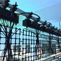 China M6 High Resolution Lightweighted LED Mesh Facade 6* SMD3535 Pixel Configuration High Brightness High Transparency for sale