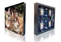 China Waterproof Outdoor LED Display Screen  Flexible Led Screen 1R1G1B Pixel  Configuration Simple Cabinet for sale