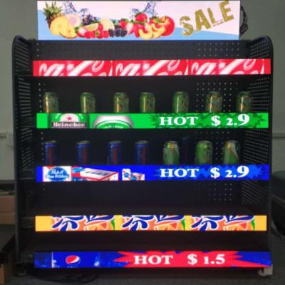 China Commercial Shelf LED Display , Lighted Liquor Bottle Display Shelf Excellent Heat Dissipation for sale