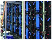 China Custom Video Wall Rental , Light weight Led Panel Curved Design for sale