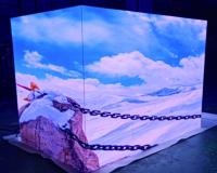 China Custom Video Wall Rental , Light weight Led Panel Curved Design for sale