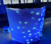 China Custom Video Wall Rental , Light weight Led Panel Curved Design for sale