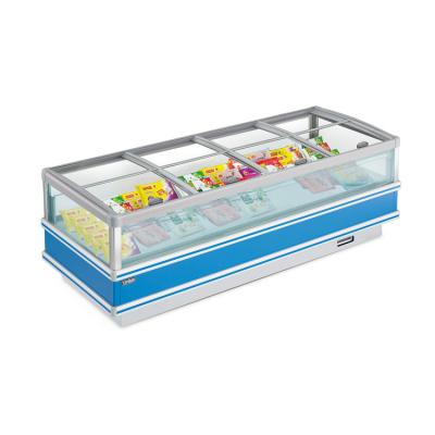 China Open Top Meat Display Freezer - Commercial Grade with -18°C to -22°C Temperature Range and 2000-3000mm Sizes for sale