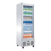 China Supermarket 460L Beverage Upright Glass Door Freezer - 750×710×2030mm Commercial Refrigeration with -18℃ to -22℃ Range for sale