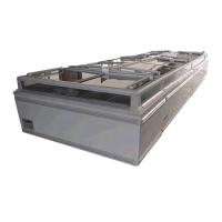 China Seafood Sliding Glass Supermarket Island Display Freezer - 1.3-1.7 m² Display Area, -18°C Temperature Range for sale