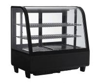 China 100L Sliding Door Commercial Countertop Cake Display Chiller - 682x450x675mm with Temperature Control for sale