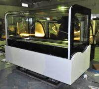 China Mini Countertop Display Chiller 115L-200L Capacity with Digital Temperature Control 2-8℃ for Commercial Use for sale