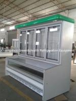 China Four Swing Doors Combination Commercial Display Freezer with Bitzer Compressor - 2.5×1.11×2m Size & -22°C to 10°C Temperature Range for sale