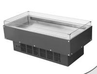China Stainless Steel Open Fish Display Freezer 6FT-12FT Models with 260-420W Power Consumption for Supermarkets for sale