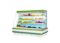 China Hypermarket Commercial Display Freezer 2000-3000mm with LED Lighting and Adjustable Shelves for Vegetables and Meat for sale