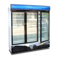 China Vertical Commercial Display Freezer 1050×695×1980mm with -25°C Temperature & 965W Power for sale