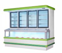 China Combination Commercial Display Freezer 2500×1100×2000mm with 2000W Power and Dual Temperature Zones for sale