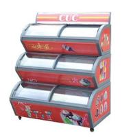 China Three Layers Ice Cream Display Freezer 1200×900×1370mm with -22°C Temperature and 220V Power for sale