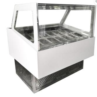 China Commercial Ice Cream Display Freezer 1550x1130x1150mm with Danfoss Compressor and -22°C Temperature for sale