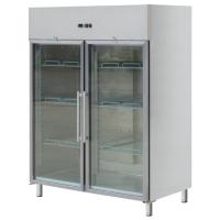 China Stainless Steel Commercial Refrigerator 1300L Capacity 1480×830×2010mm with Energy-Saving 500W Compressor for sale