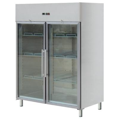 China Stainless Steel Commercial Refrigerator 1300L Capacity 1480×830×2010mm with Energy-Saving 500W Compressor for sale