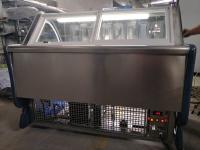 China Small Hard Ice Cream Display Freezer 1605x1120x1386mm with 1520W Embraco Compressor and -22°C Temperature for sale
