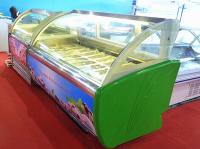 China Small Hard Ice Cream Display Freezer 1605x1120x1386mm with 1520W Embraco Compressor and -22°C Temperature for sale