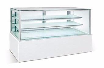 China 2-Meter Refrigerated Cake Display Freezer with 830W Power and 2-10°C Temperature Range for Commercial Bakeries for sale