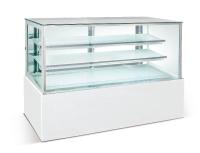 China 2-Meter Refrigerated Cake Display Freezer with 830W Power and 2-10°C Temperature Range for Commercial Bakeries for sale