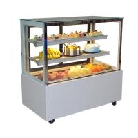 China 2-Meter Refrigerated Cake Display Freezer with 830W Power and 2-10°C Temperature Range for Commercial Bakeries for sale