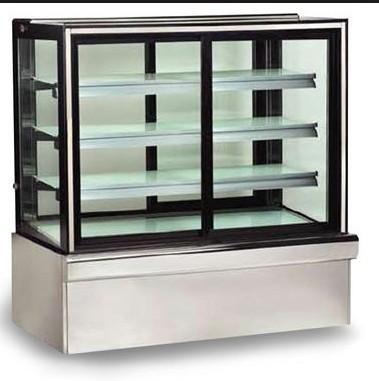 China 1.8m Sliding Door Cake Showcase Chiller with 4 Shelves, 750W Danfoss Compressor and Digital Temperature Control for sale