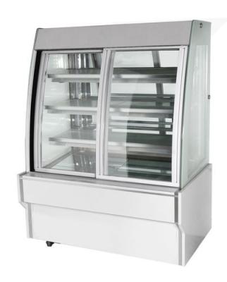 China Commercial Cake Display Freezer 1200×730×1500mm with Digital Control and 550W Danfoss Compressor for sale