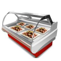 China Commercial Glass Door Deli Meat Showcase Chiller 1200-3000mm Width 1-10°C Temperature Range for sale