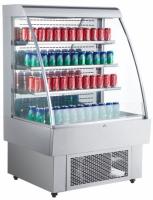 China Vertical 380L Hypermarket Multideck Display Fridge - 650W Commercial Refrigerator with Digital Control for sale
