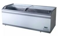 China 2.5m Commercial Frozen Food Island Display Freezer - 750W Danfoss Compressor, -18°C to -22°C Temperature Range for sale