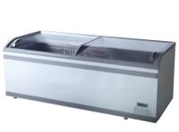China 2.1m Horizontal Island Freezer for Supermarkets - 700W Danfoss Compressor with -18°C to -22°C Temperature Range for sale