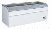 China 2.1m Horizontal Island Freezer for Supermarkets - 700W Danfoss Compressor with -18°C to -22°C Temperature Range for sale