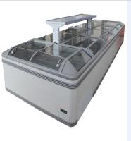 China Commercial Deep Island Display Freezer 1450×850×860mm with Danfoss Compressor and -18°C to -22°C Temperature Range for sale