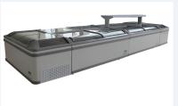 China Commercial Deep Island Display Freezer 1450×850×860mm with Danfoss Compressor and -18°C to -22°C Temperature Range for sale