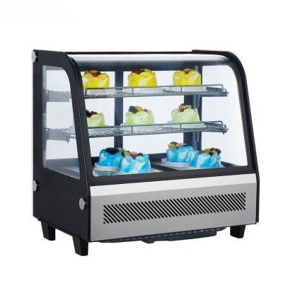 China 105L Refrigerated Countertop Display Chiller with LED Lighting - 220-240V Commercial Grade for sale
