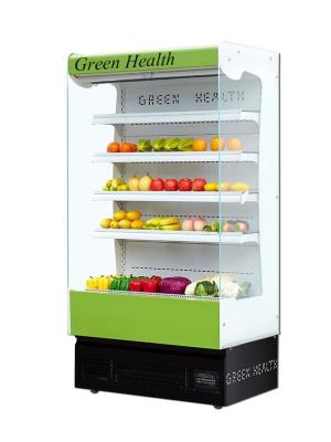 China Slimline Multideck Display Chiller for Fruits & Vegetables - 1000×650×2000mm, 740W, 2-10°C Temperature Range for sale