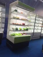 China Slimline Multideck Display Chiller for Fruits & Vegetables - 1000×650×2000mm, 740W, 2-10°C Temperature Range for sale