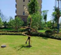 China Modern Outdoor Copper Sculpture For Garden Decoration for sale