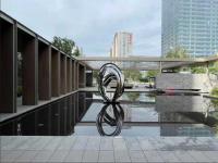 China Outdoor LED Stainless Steel Metal Sculpture 3.0 Meter Height for sale