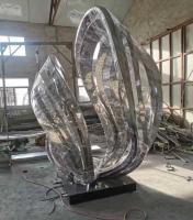 China Outdoor LED Stainless Steel Metal Sculpture 3.0 Meter Height for sale
