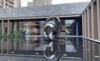China Outdoor LED Stainless Steel Metal Sculpture 3.0 Meter Height for sale